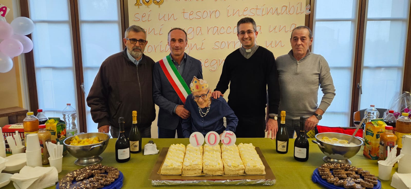 Due paesi in festa per nonna Gemma, 105 anni di tempra straordinaria ...